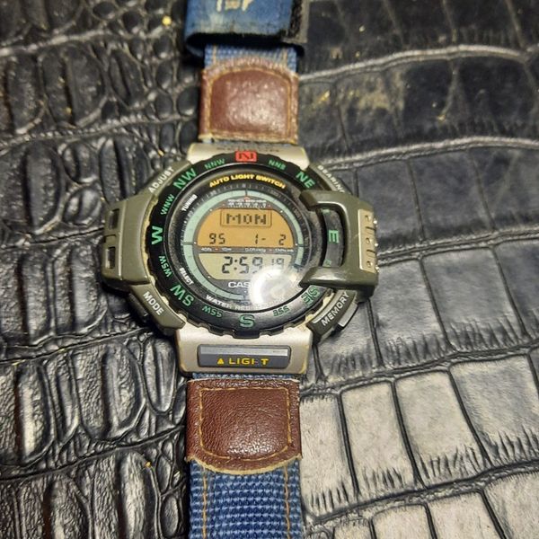 Vintage Casio Triple Sensor Pathfinder 1470 PRT-40 Made In Japan Works ...