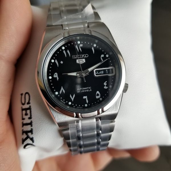 WTS: New Seiko 5 SNK063j5 Arabic dial | WatchCharts Marketplace