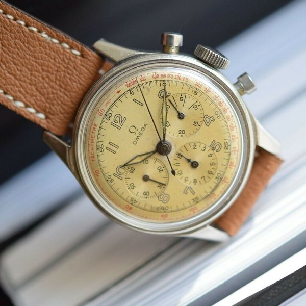 Rare VINTAGE Omega 2451-1 Chronograph Cal 321 Stunning Dial ...