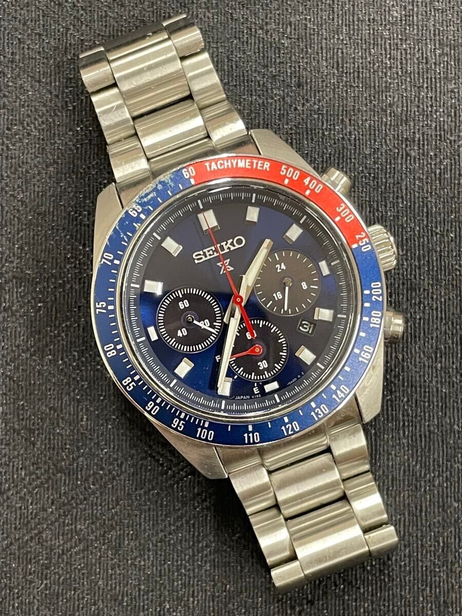 SEIKO PROSPEX SBDL097 Speed Timer Solar Chronograph Men's Watch from Japan | WatchCharts Marketplace