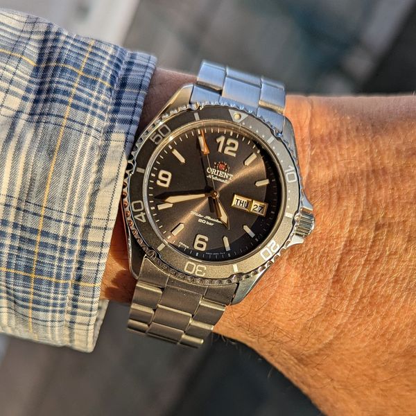 For sale, Orient Mako 3 grey sunburst dial, made in Japan model -mint ...