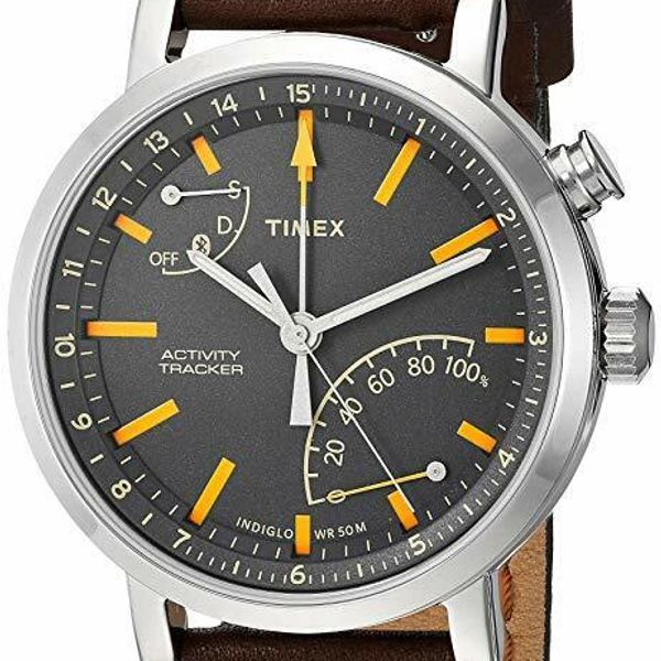 Timex Metropolitan Watch Tan Dial Brown Leather TW 2P92300 with Special ...