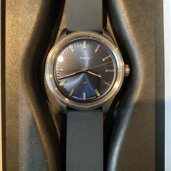 [WTS] Timex S1 Galli automatic 38mm Navy Complete | WatchCharts Marketplace
