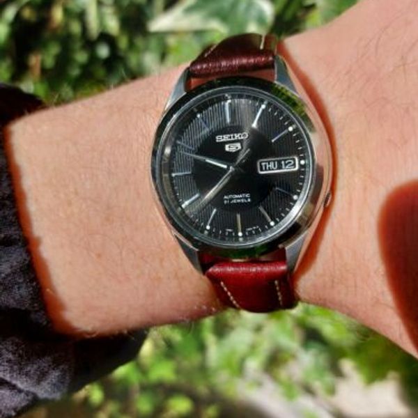 Seiko 5 Sports Men's Black Watch - SNKL23 | WatchCharts