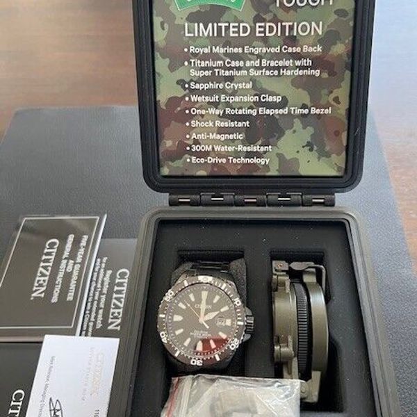 Citizen Promaster Royal Marines Commando (BN0147-57E): Rare UK LE with ...