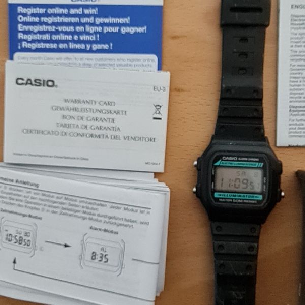 Casio W-86-1VQES Rare Discontinued Model | WatchCharts Marketplace
