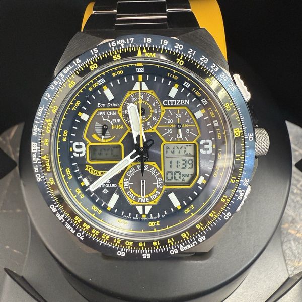 Citizen Eco-Drive Promaster Blue Angels Skyhawk 46mm Black Dial ...