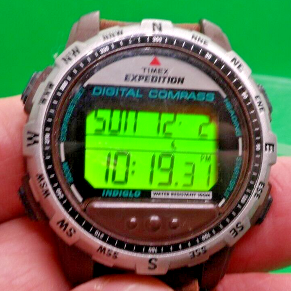 Timex Indiglo Expedition Watch With Digital Compass | WatchCharts Marketplace