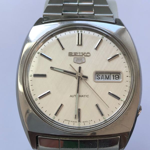 Vintage Seiko 5 6309-8480 Automatic Watch - Working | WatchCharts Marketplace