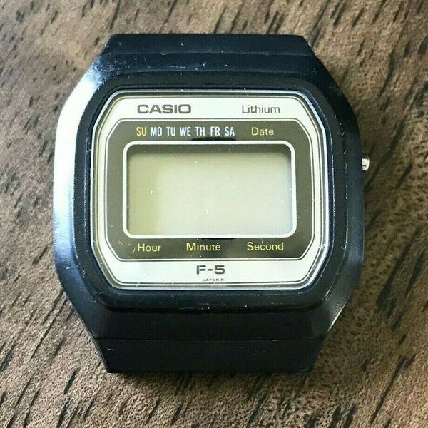 Vintage 1979 Casio F-5 Digital Watch Made in Japan, Module 58 ...