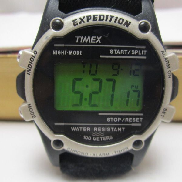 Timex Expedition Men's Digital Quartz, Indiglo, WR 100M, Alarm Watch ...