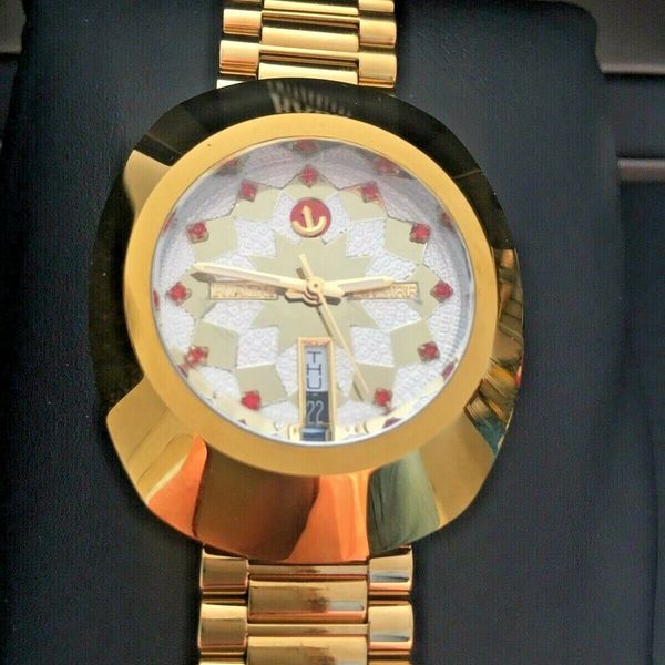 RADO DIASTAR DAY DATE AUTOMATIC MEN'S WRIST WATCH with ruby stones ...