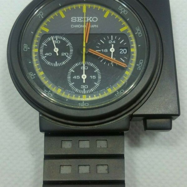 Seiko Giugiaro Aliens Ripley PVD Black Chronograph SCED037 7T12-0BM0 ...