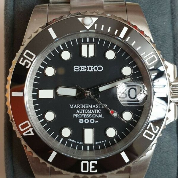 Seiko Black Submariner MM300 Mod with NH35 movement | WatchCharts