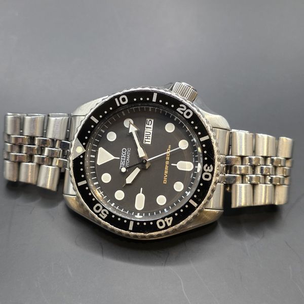 Seiko SKX007K Automatic Black Dial Diver – 200m - Early Serial Number ...