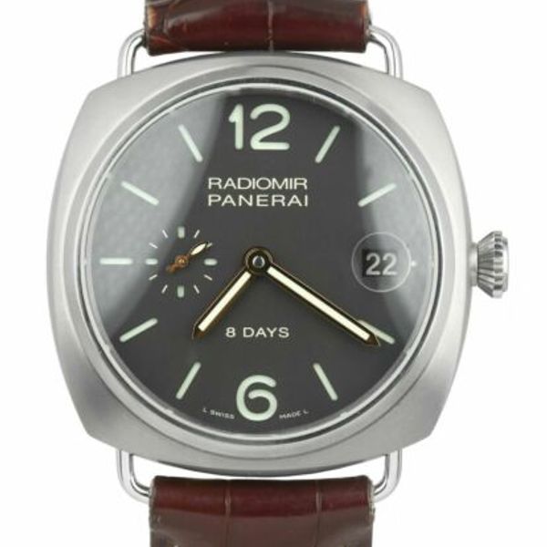 Panerai PAM 346 Radiomir 8 Days Power Titanium Tobacco 45mm Watch ...