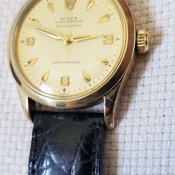 1959 Rolex 5506 Explorer, honeycomb dial, all original. Excellent ...