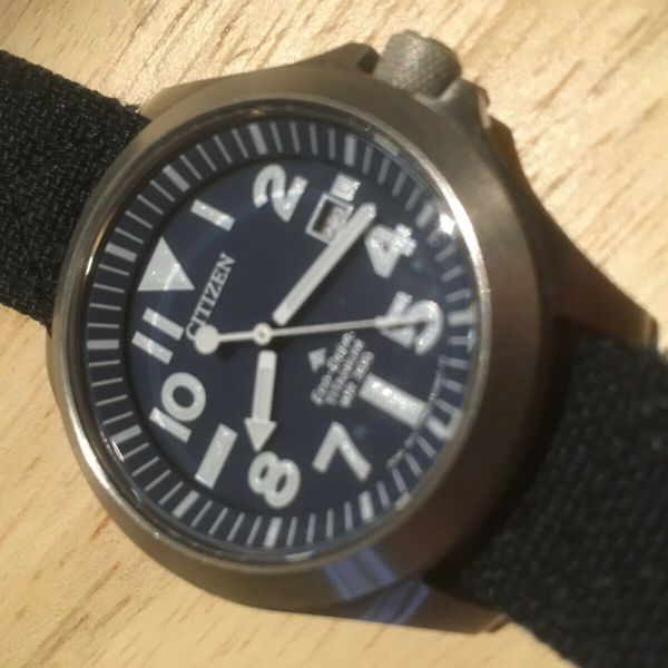 Citizen Eco Drive Promaster Tough Titanium BN0118-12L Ray Mears watch ...