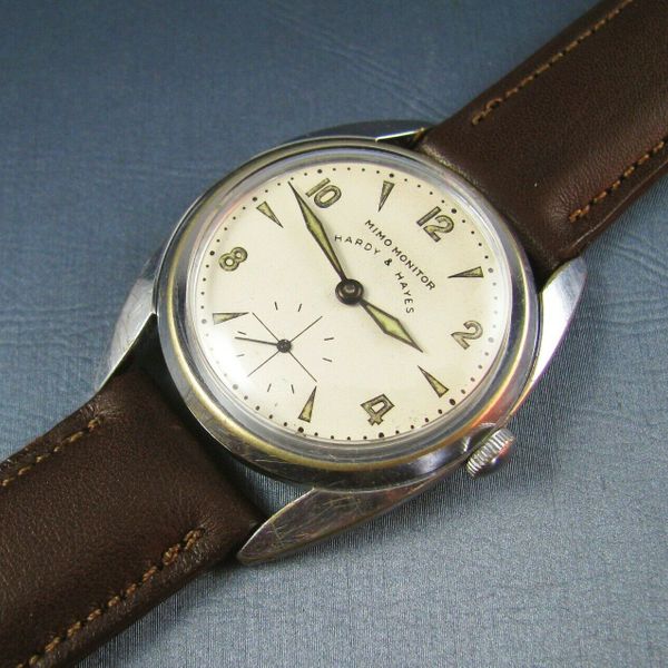 Vintage Mimo Monitor Hardy & Hayes Mens 17J Watch by Girard-Perregaux ...