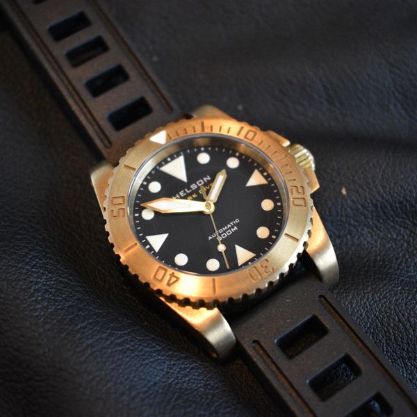 [WTS] Helson Shark Diver 40 Brass | WatchCharts