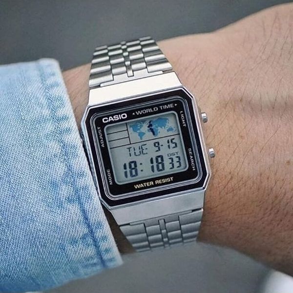 Casio Vintage Collection World Time Watch A500WEA-1EF | WatchCharts Marketplace