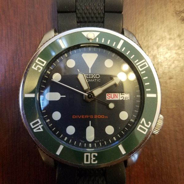 Seiko SKX mod (Green ceramic) | WatchCharts Marketplace