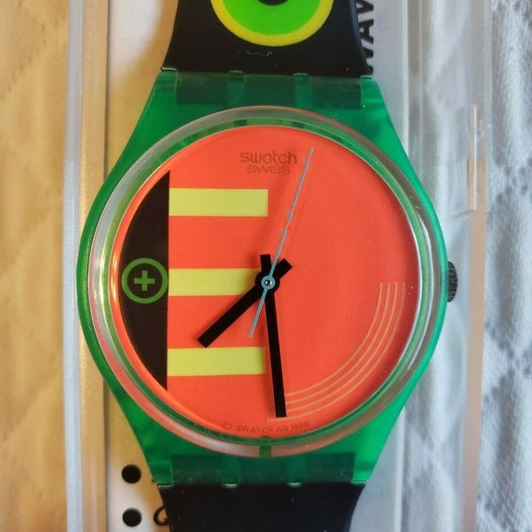 NOS Vintage Swatch Watch 1988 Neo Rider GG103 New With Case! | WatchCharts