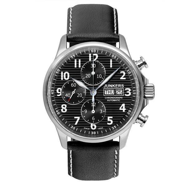 JUNKERS Herrenuhr Tante JU 52 Chronograph Valjoux 7750 Automatik 6818-2 ...
