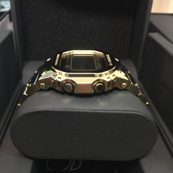 Casio G Shock GMW-B5000-TFG9 35th Anniversary Gold Metal Square ...