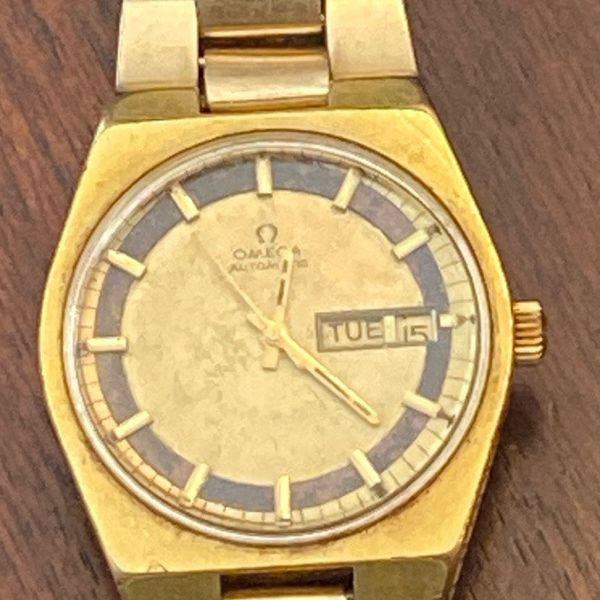 PREOWNED OMEGA GENEVE WATCH OMEGA BRACELET QUICK SET DAT AUTOMATIC 1972 ...