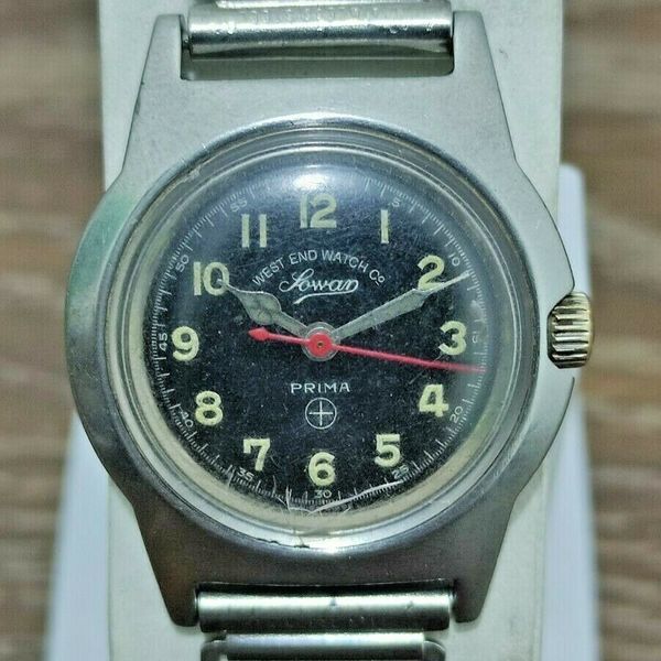 West End Watch Co Sowar Prima Military S 4236 Date Vintage Watch For ...