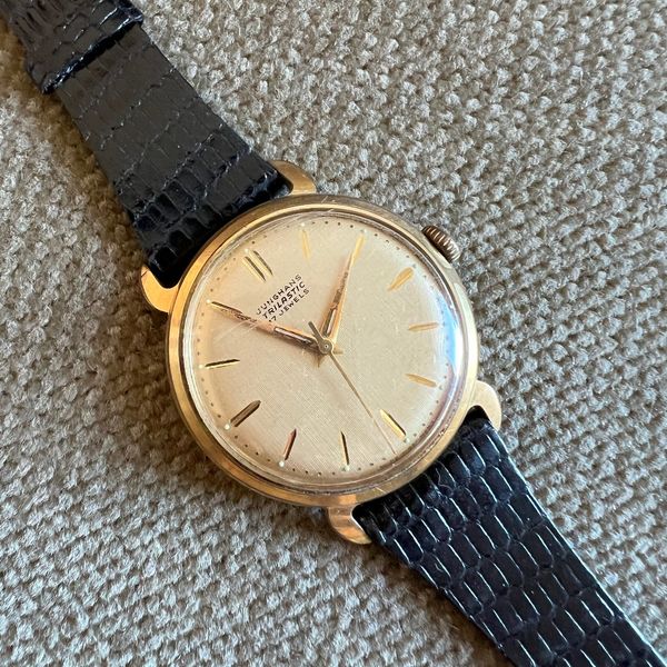 Vintage Junghans Trilastic Wristwatch Manual Winding Calibre 93 S1 34 ...