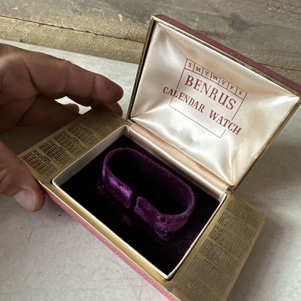 Vintage 1950â s Benrus Calendar Watch Case Only RARE! | WatchCharts ...