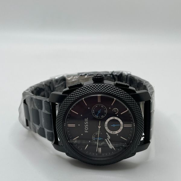 Fossil Machine FS4552IE Mens Black Date Indicator Analog Chronograph ...