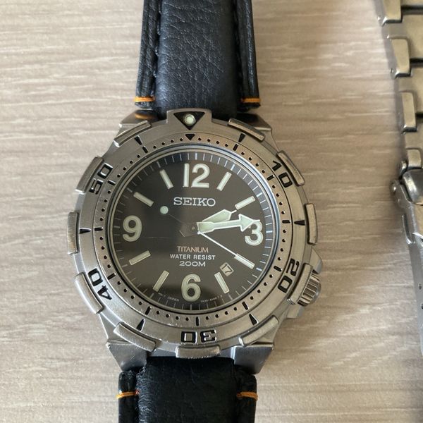 Seiko Titanium Watchâ Excellent Condition, New Battery & Seal, New ...