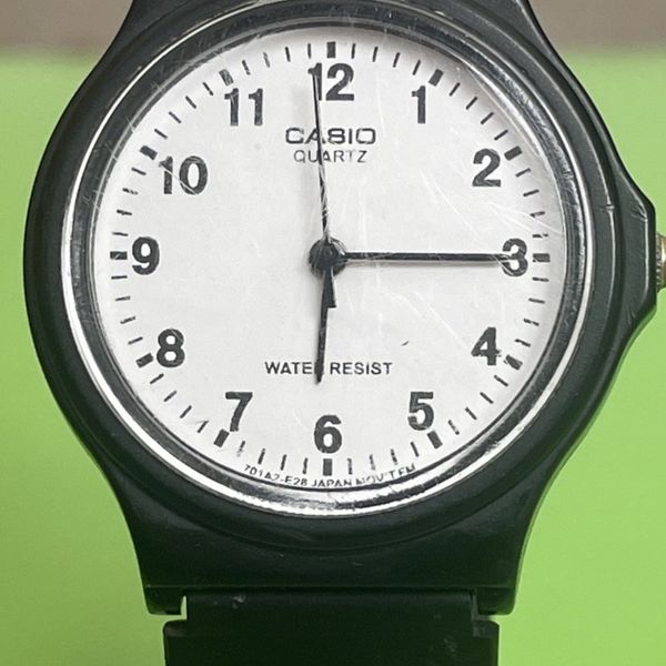 CASIO QUARTZ MEN"S WATCH ( 705) MQ - 24 JAPAN MOV'T WORKING CONDITION ...