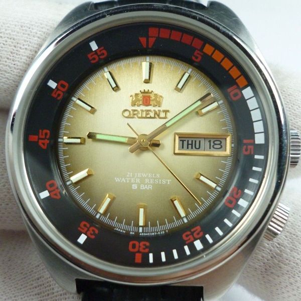 ORIENT SK Crystal Star King KD Vintage Automatic 21 jewels Japan Men ...
