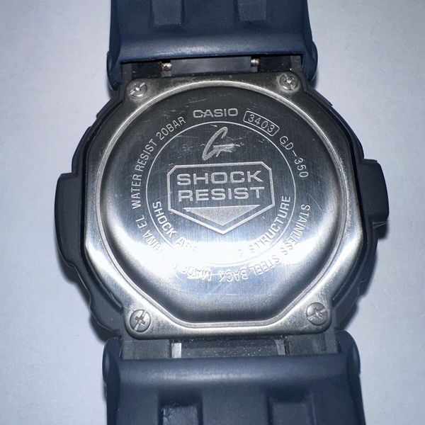 Casio G-Shock 3403 GD-350 Wristwatch- USED | WatchCharts Marketplace