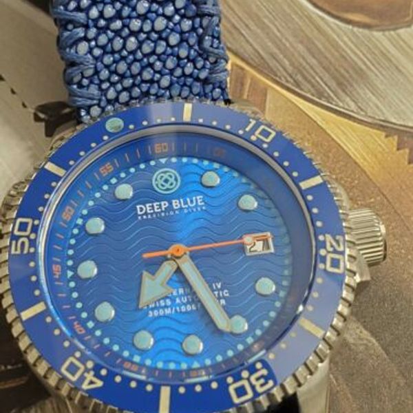 deep blue diver watch automatic used | WatchCharts Marketplace
