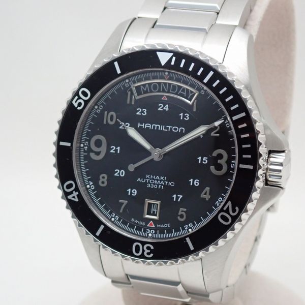 Hamilton [HAMILTON] Khaki King Scuba SS Black Dial Men's Automatic ...