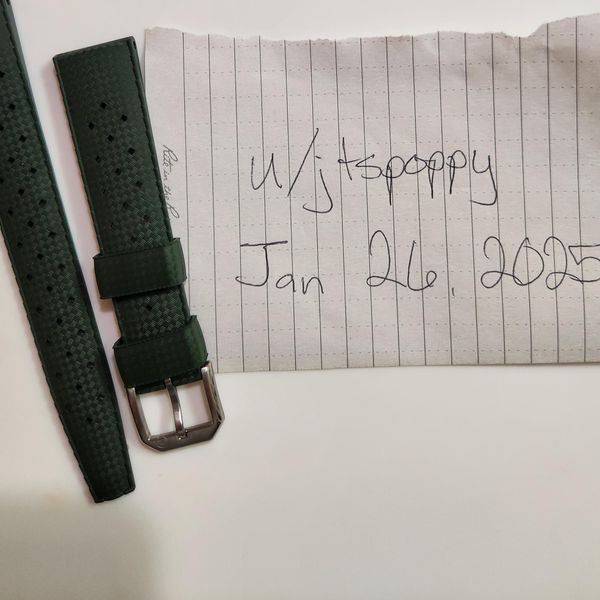 [WTS] 20mm Green Tropic strap | WatchCharts Marketplace