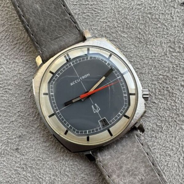 Vintage 1970 Bulova Accutron TV Screen 2181 Watch | WatchCharts Marketplace