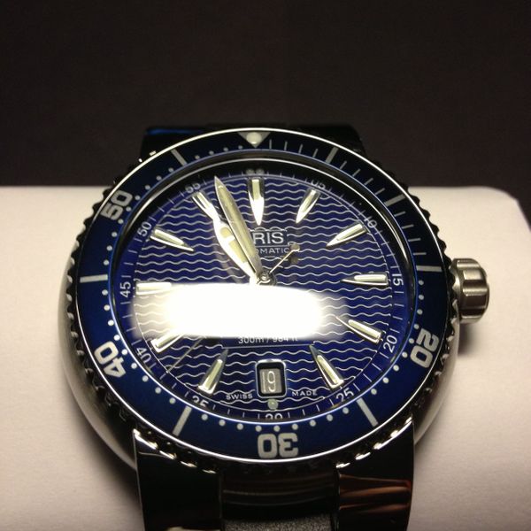 FS: Oris TT1 Blue dial with extra new rubber band $700 REDUCED ...