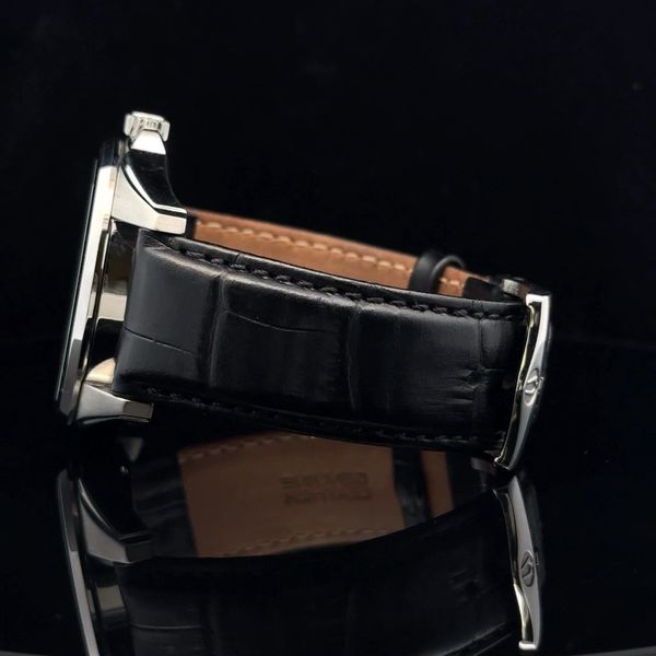 Bulova 96B257 Blue Watch Dial with Black Leather band | WatchCharts ...