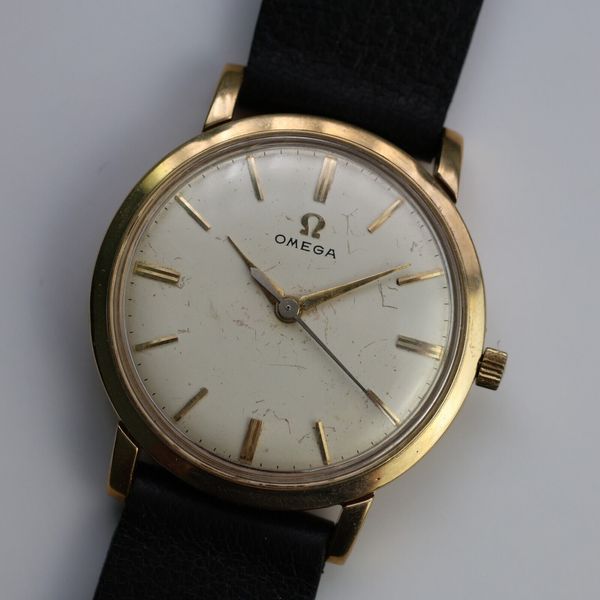 Omega 9ct Solid Gold Men's Wristwatch Cal. 520 | WatchCharts Marketplace