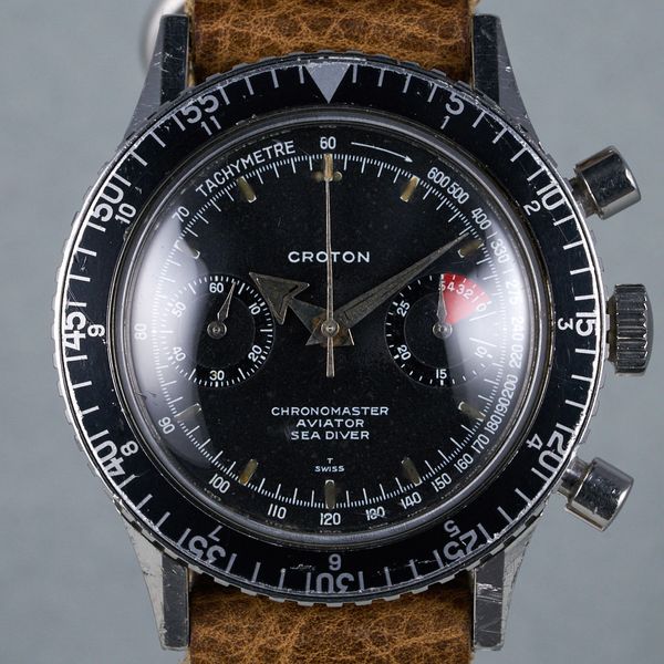 FS: 1967 Croton Chronomaster Aviator Sea Diver CASD Ref: 9870 ...