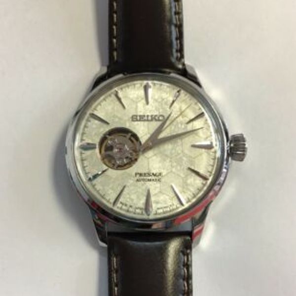 SEIKO PRESAGE Cocktail Time Limited Edition Brown Leather Automatic ...
