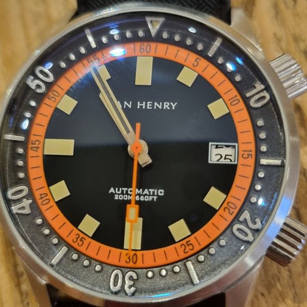Dan Henry 1970 compressor style watch | WatchCharts Marketplace