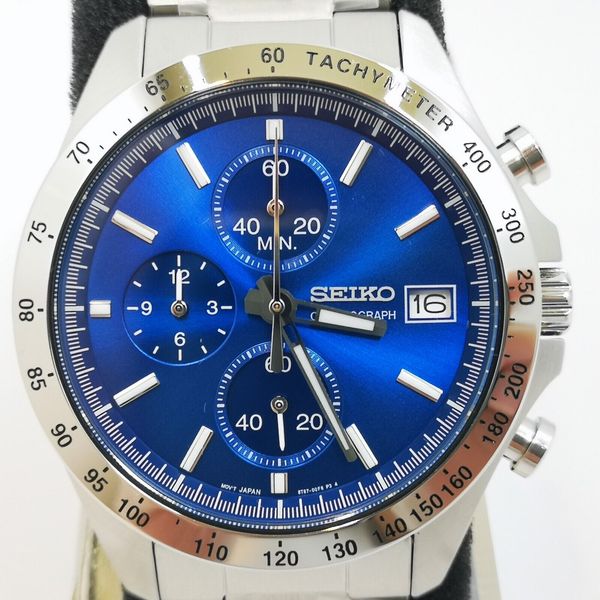 SEIKO Seiko Selection SPIRIT SBTR023 Blue Chronograph Men's Watch New ...