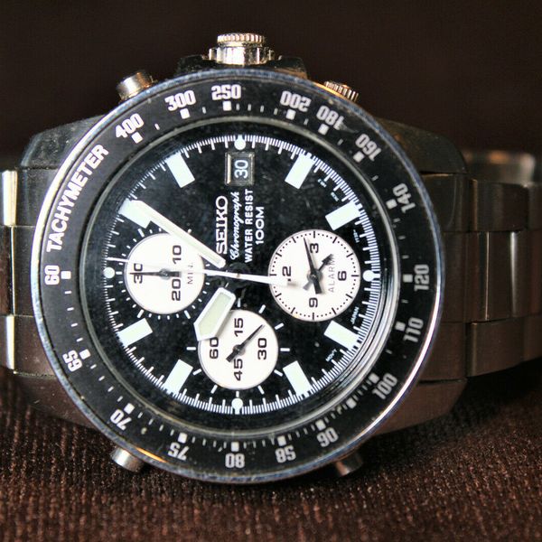 SEIKO CHRONOGRAPH TACHYMETER 100M QUARTZ 40MM CASE | WatchCharts ...